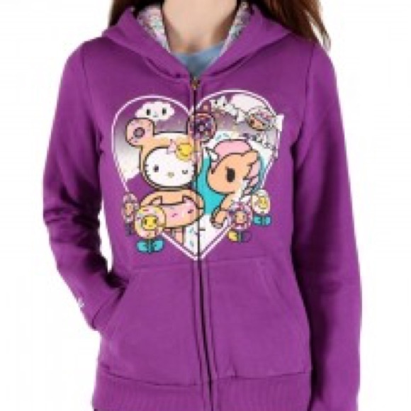 tokidoki | Sweaters | Tokidoki X Hello Kitty Sweet Heart Kitty Hoodie ...